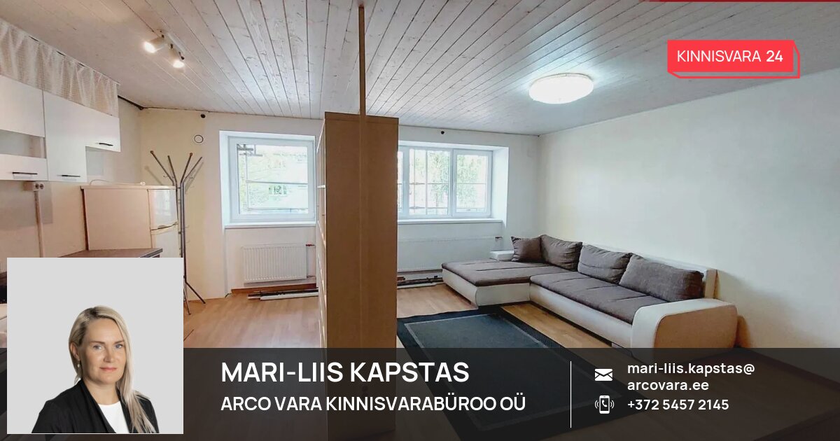 Müüa korter, 2 tuba, Linnu tn 9, Pajusti alevik, Vinni vald