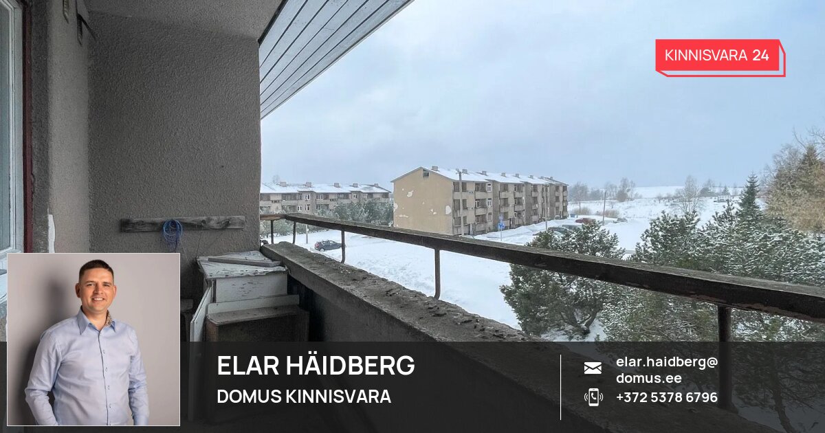Müüa korter, 2 tuba, Oru tn 2, Rakke alevik, Väike-Maarja vald