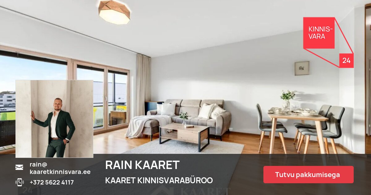 Müüa korter, 3 tuba, Aiandi tee 28/1, Viimsi alevik, Viimsi vald