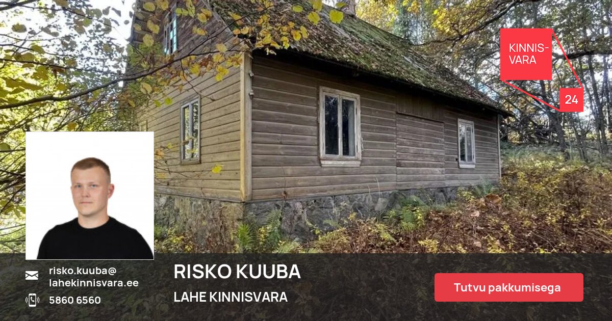 Müüa maja, 3 tuba, Mustoja, Vana-Vastseliina küla, Võru vald