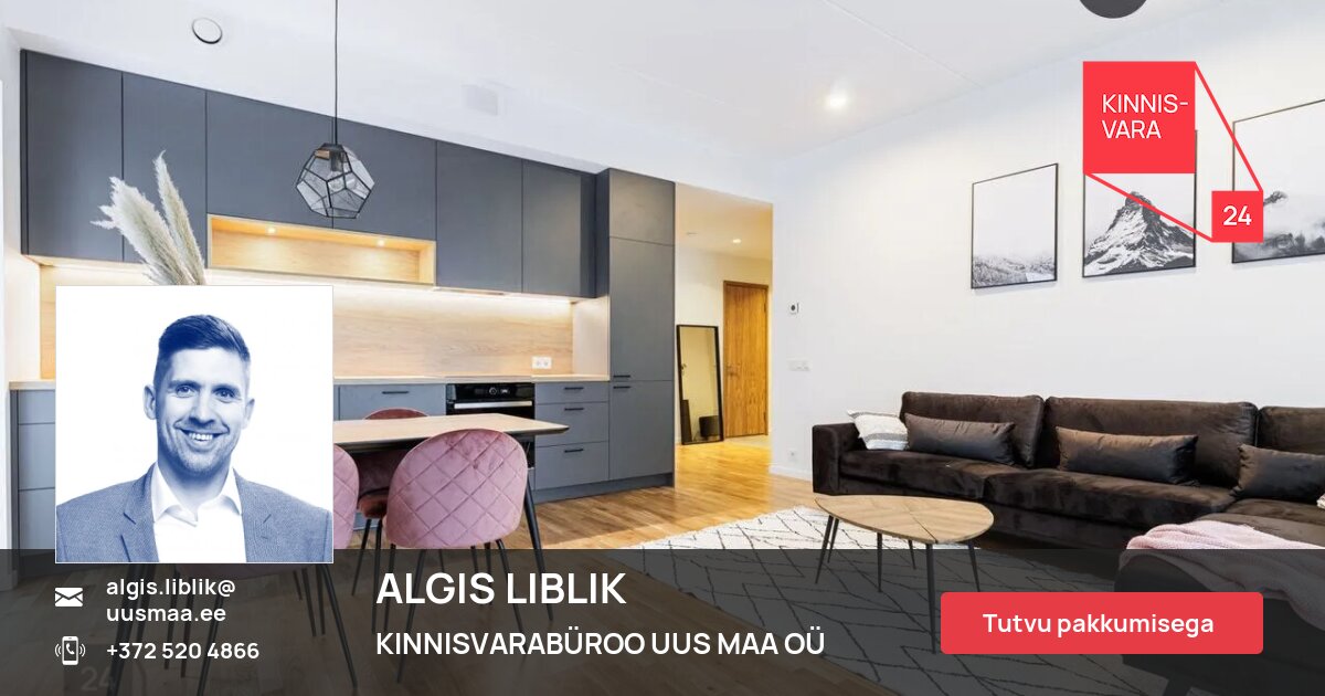 Müüa korter, 3 tuba, Pirita tee 26b/1