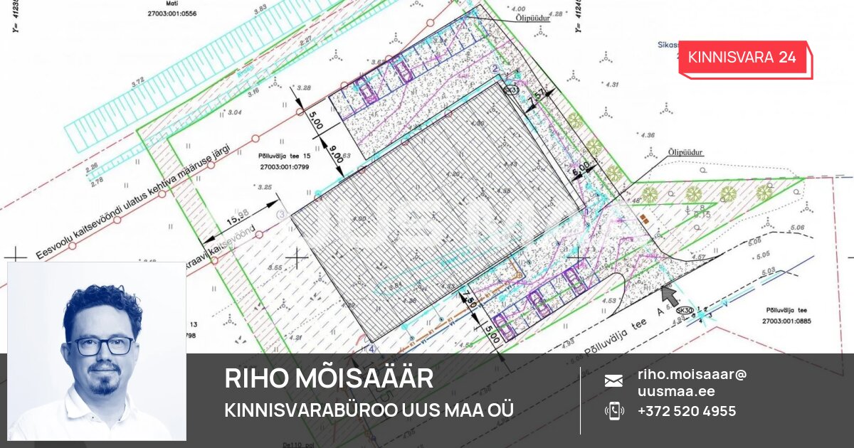 Müüa maa, Põlluvälja tee 15, Kaarma osavald, Sikassaare küla, Saaremaa vald