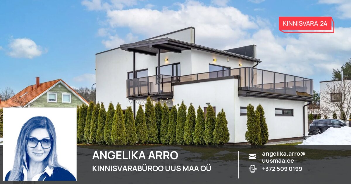 Müüa maja, 4 tuba, Pääsukese tee 1, Alliku küla, Saue vald