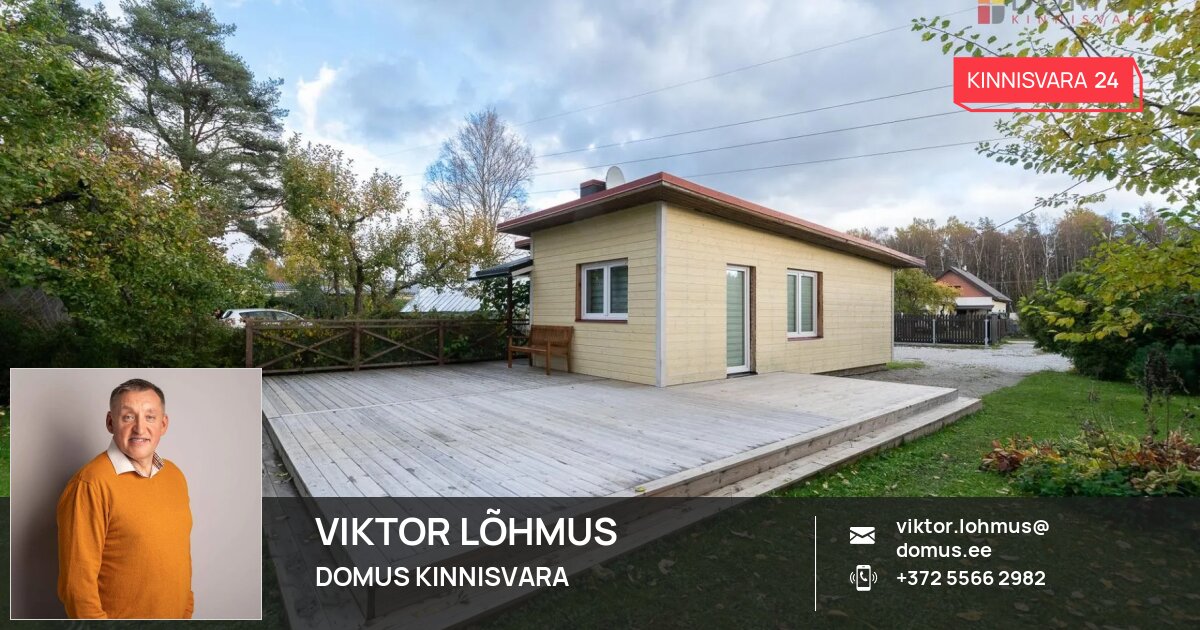 Müüa maja, 1 tuba, Sangari tn 17, Luige alevik, Kiili vald