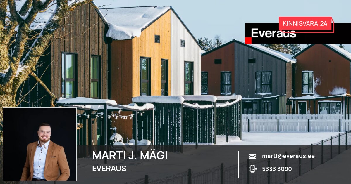 Müüa majaosa, 4 tuba, Põllu tn 10c-3, Luige alevik, Kiili vald