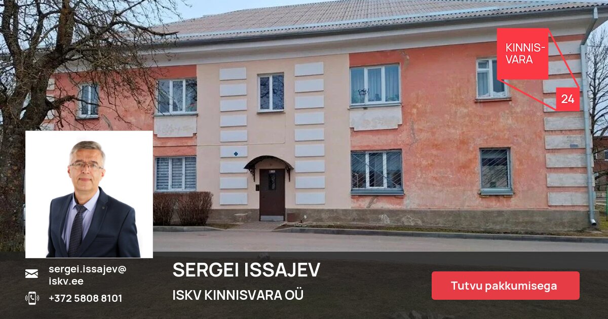 Müüa korter, 3 tuba, Haigla tn 10, Kreenholmi, Narva linn
