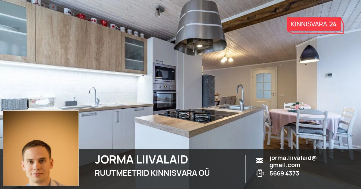 Müüa maja, 5 tuba, Sõpruse tn 5, Rakke alevik, Väike-Maarja vald