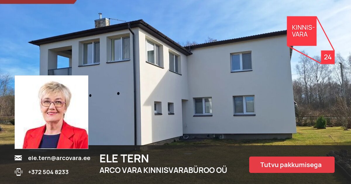 Müüa maja, 5 tuba, Tallinna mnt 124, Sauga alevik, Tori vald