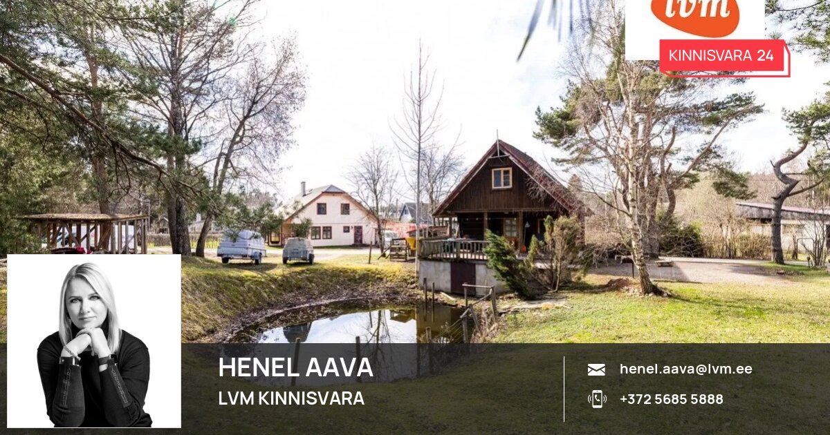 Müüa maja, 2 tuba, Tammetalu tn 20, Luige alevik, Kiili vald