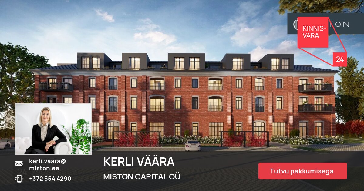 Müüa korter, 2 tuba, Vana-Sauga tn 2-15, Ülejõe, Pärnu linn