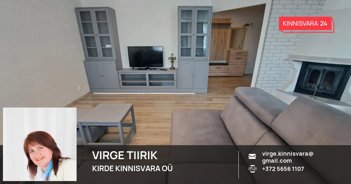 Müüa korter, 3 tuba, Tiigi tn 1, Voka alevik, Jõhvi vald