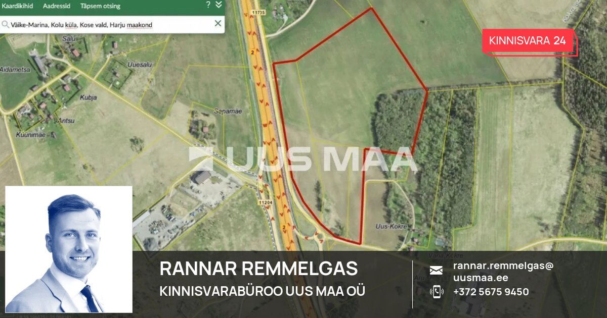 Müüa maa, Kolu küla, Kose vald