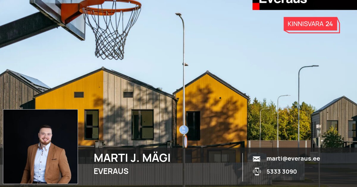 For sale partial house, 3 rooms, Põllu põik 14-3, Luige alevik, Kiili vald