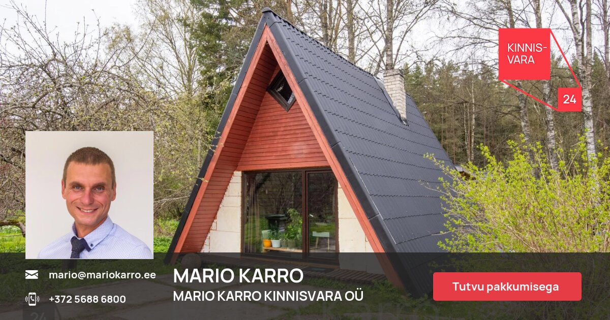 Müüa suvila, 1 tuba, Metsakodu vkt 18, Intsu küla, Viljandi vald