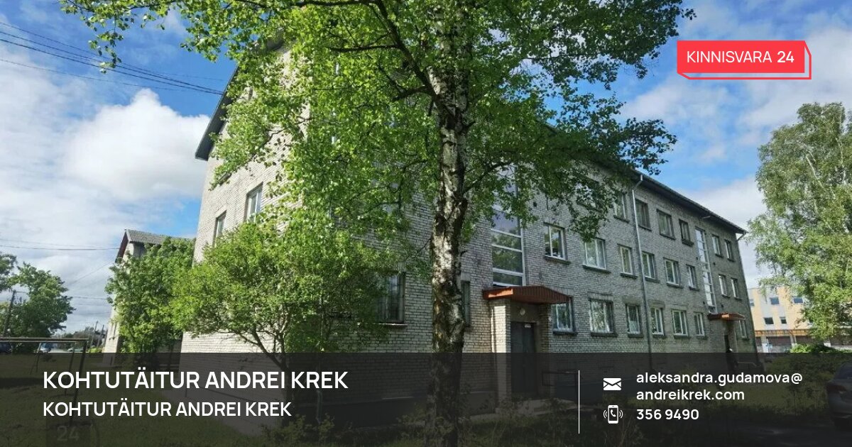 Müüa korter, 2 tuba, Rahu tn 36a-13, Jõhvi linn, Jõhvi vald