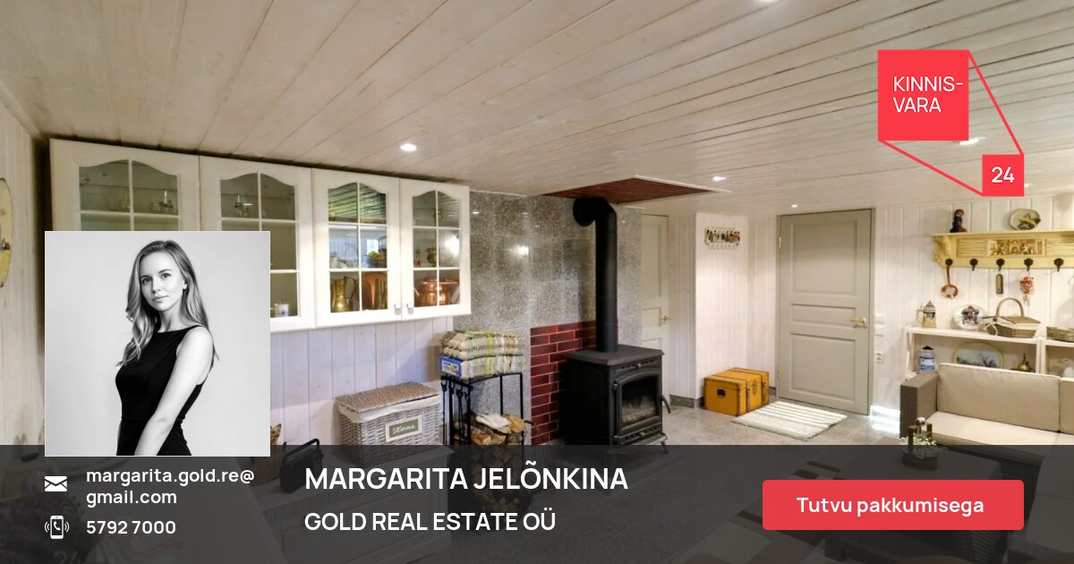 Müüa maja, 5 tuba, Nelgi tee 6, Viimsi alevik, Viimsi vald