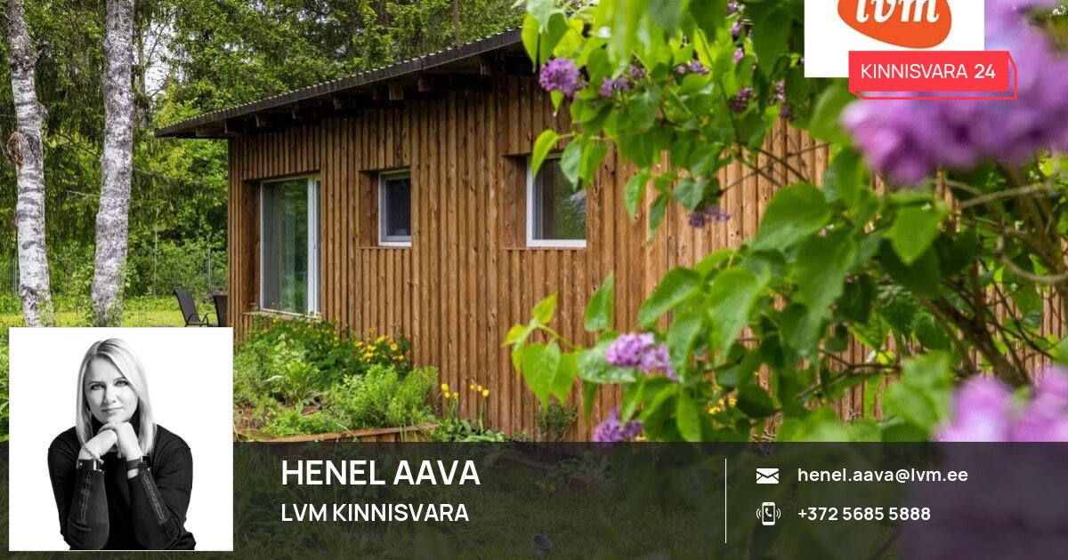 Müüa suvila, 3 tuba, Metsmaasika tn 10, Aespa alevik, Kohila vald