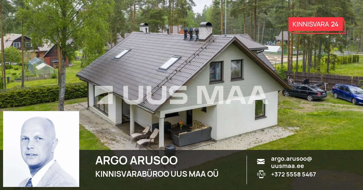 Müüa maja, 6 tuba, Metsa tn 23, Kuusalu alevik, Kuusalu vald