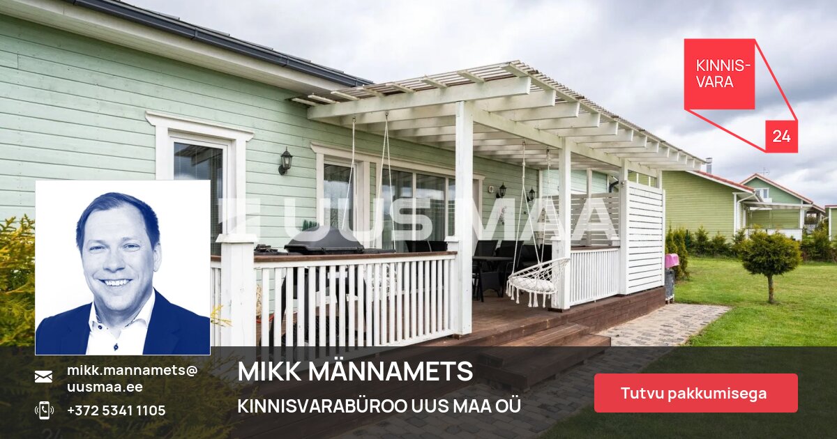 Müüa maja, 4 tuba, Vanatoa tn 9, Kose-Uuemõisa alevik, Kose vald