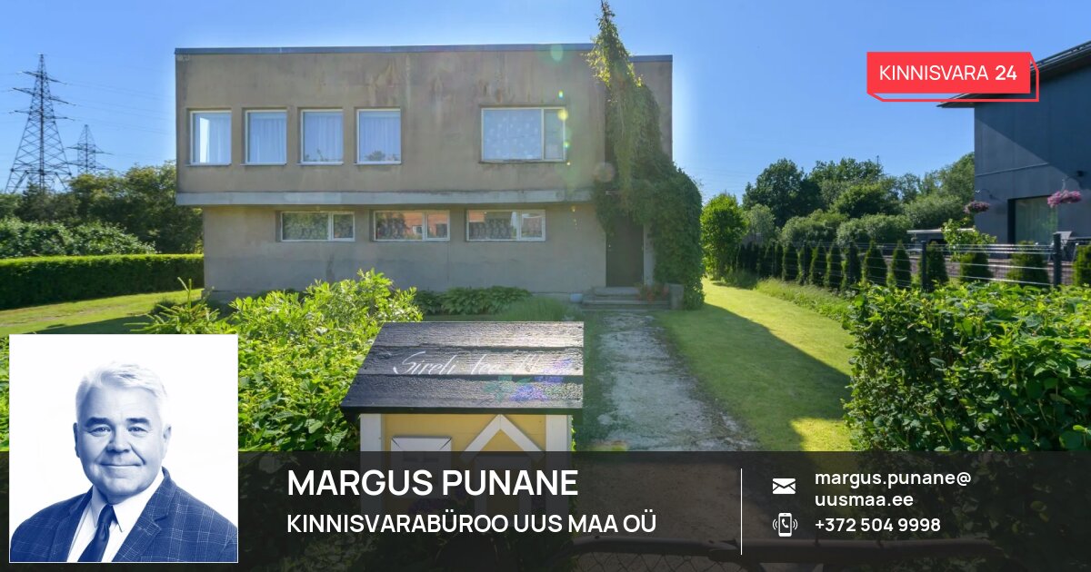 Müüa maja, 4 tuba, Sireli tee, Tõrremäe küla, Rakvere vald