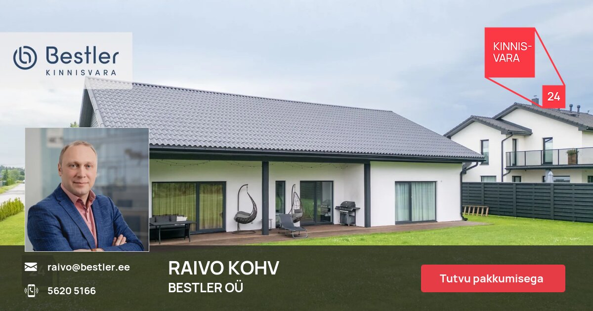 Müüa maja, 4 tuba, Pajulille tee 14, Eametsa küla, Tori vald