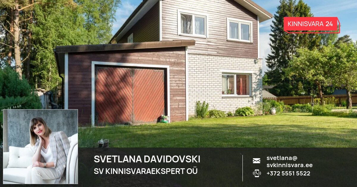 Müüa maja, 4 tuba, Haldja tn 7, Luige alevik, Kiili vald