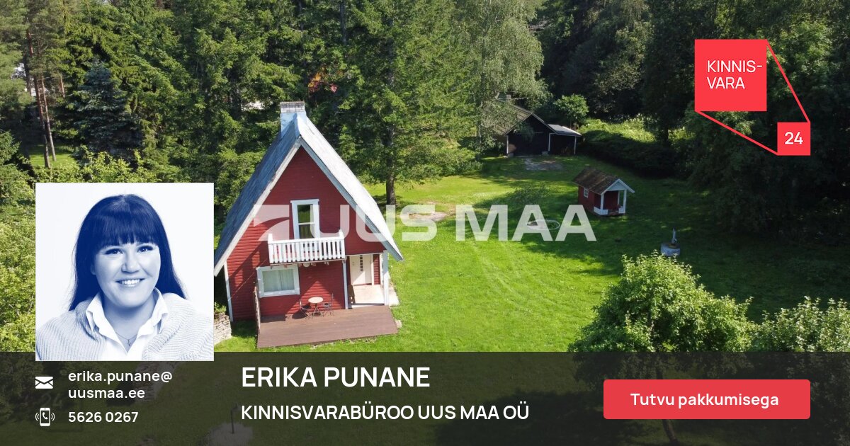 Müüa suvila, 3 tuba, Laine vkt 24, Eisma küla, Haljala vald