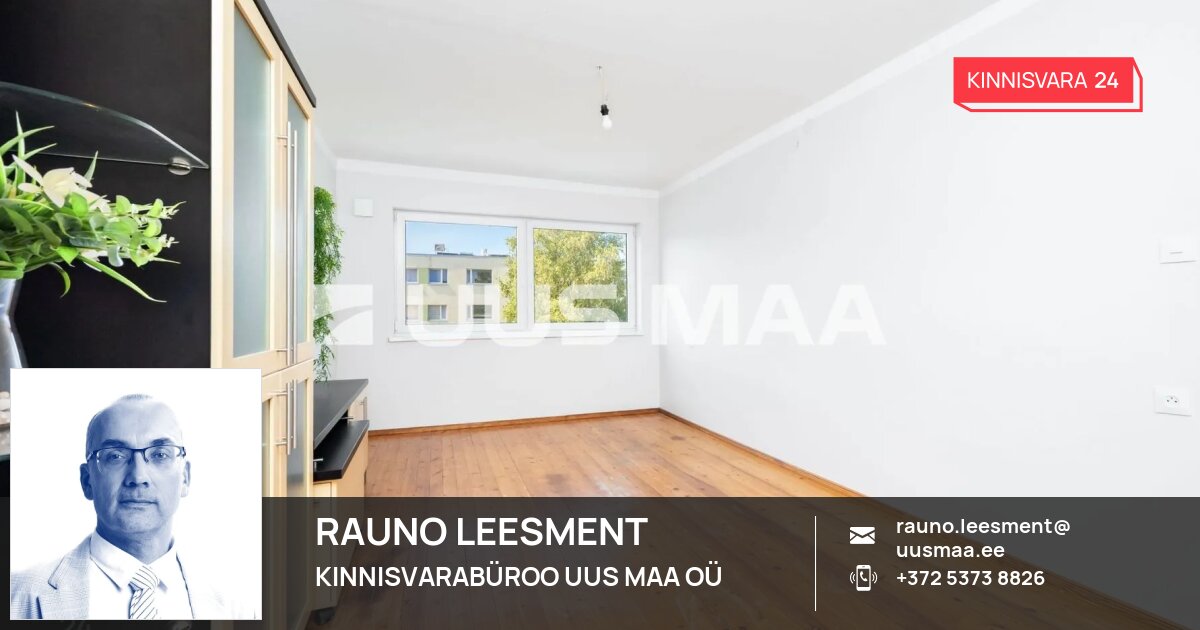 Müüa korter, 3 tuba, Linnuse tn 2, Kiiu alevik, Kuusalu vald