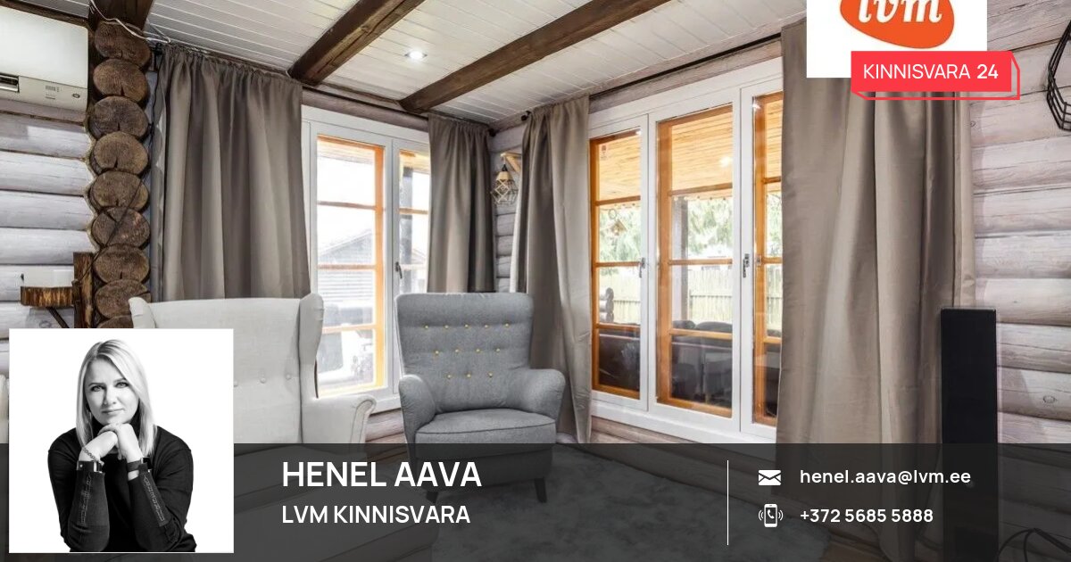 Üürile anda maja, 3 tuba, Kaare tn, Luige alevik, Kiili vald