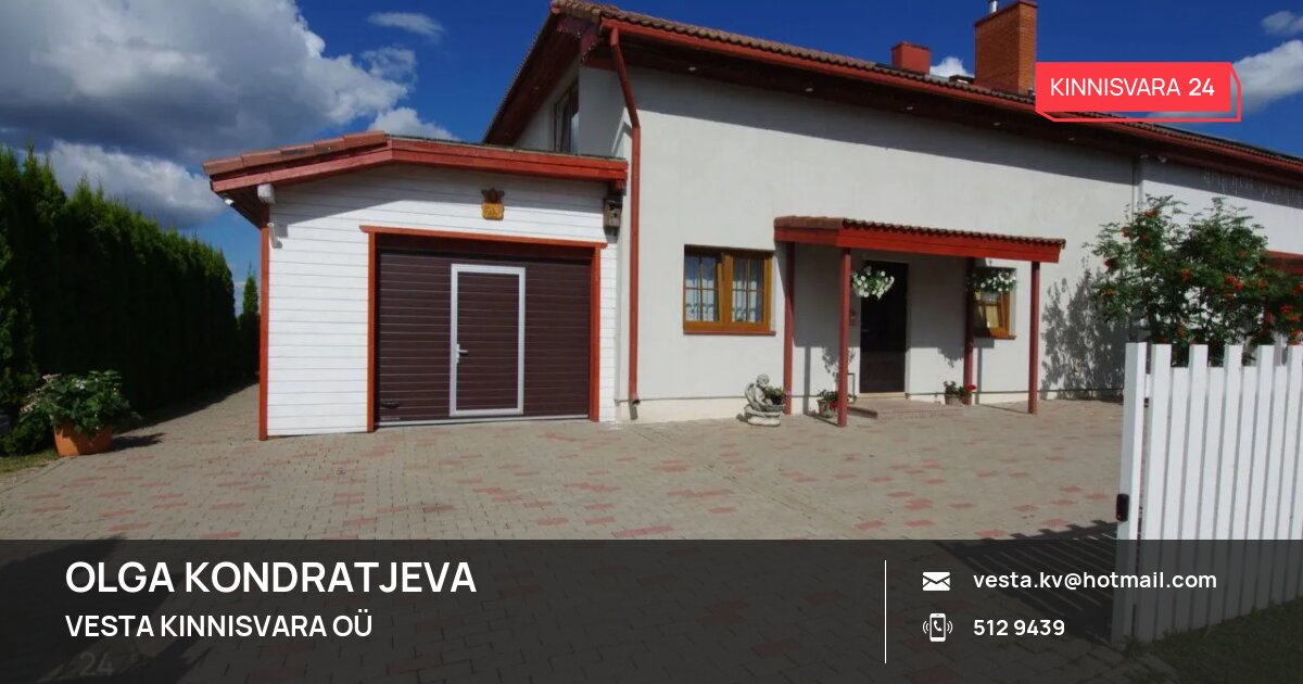 Müüa maja, 4 tuba, Maakivi tn 10/1, Räni alevik, Kambja vald