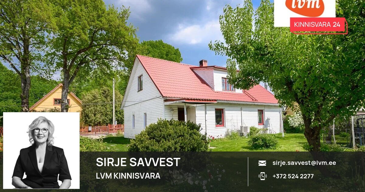 Müüa maja, 5 tuba, Merimetsa tn 65, Raeküla, Raeküla, Raeküla, Pärnu linn