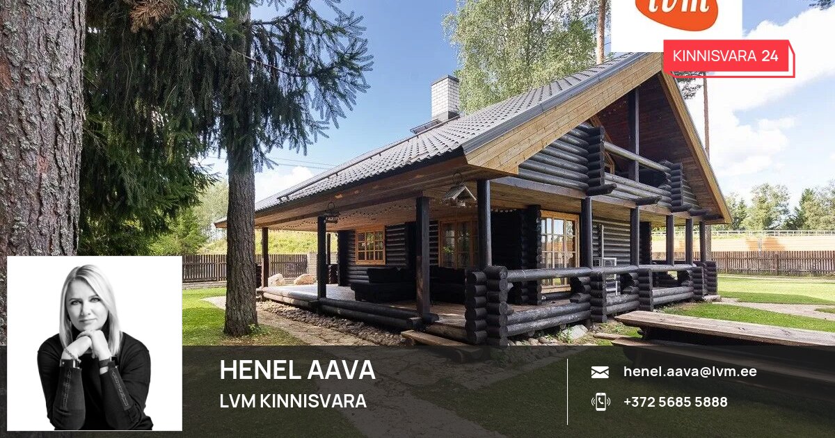 Müüa maja, 3 tuba, Kaare tn 1, Luige alevik, Kiili vald