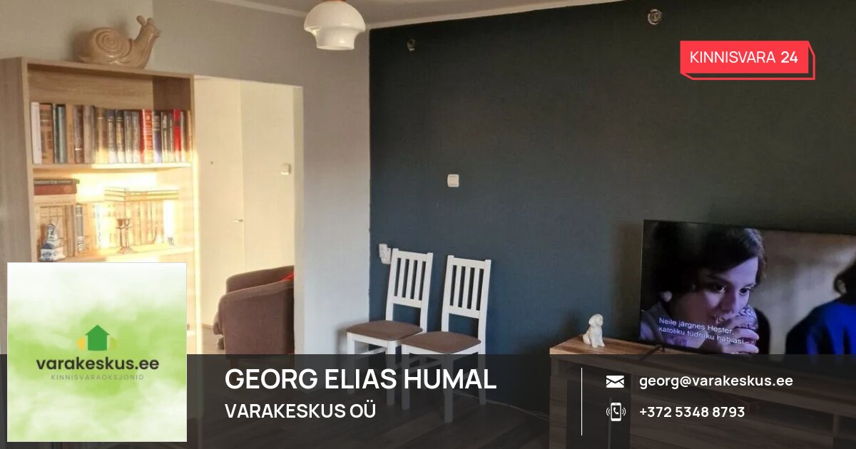 Müüa korter, 3 tuba, Oru tn 3-9, Rakke alevik, Väike-Maarja vald