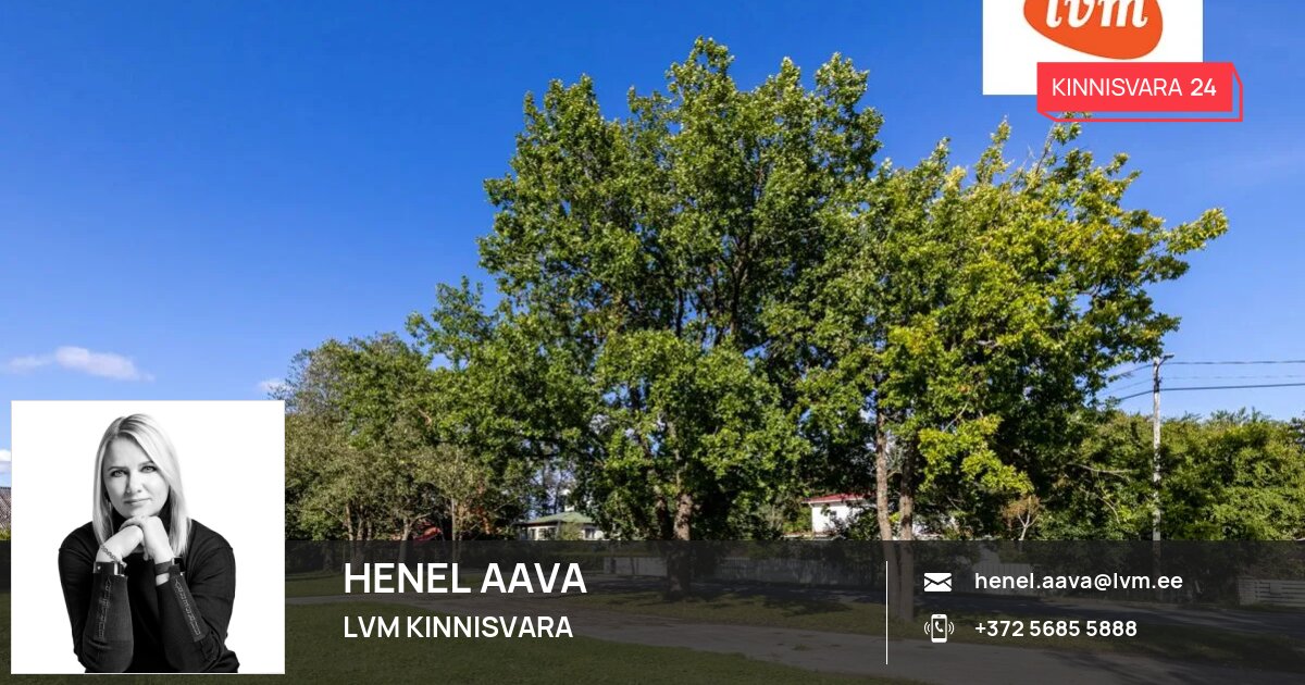 Müüa maa, Pargi tn 22, Lehtse alevik, Tapa vald