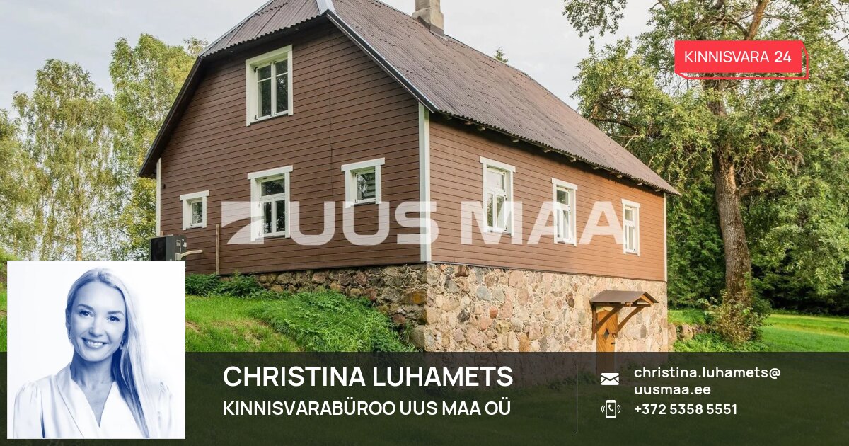 Müüa maja, 5 tuba, Otsamäe, Tuuka küla, Rõuge vald
