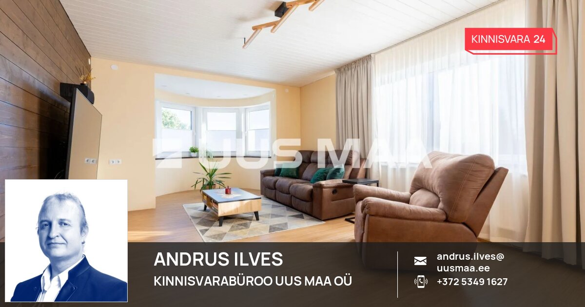 Müüa maja, 6 tuba, Õie tn 72, Tammiku, Rakvere linn