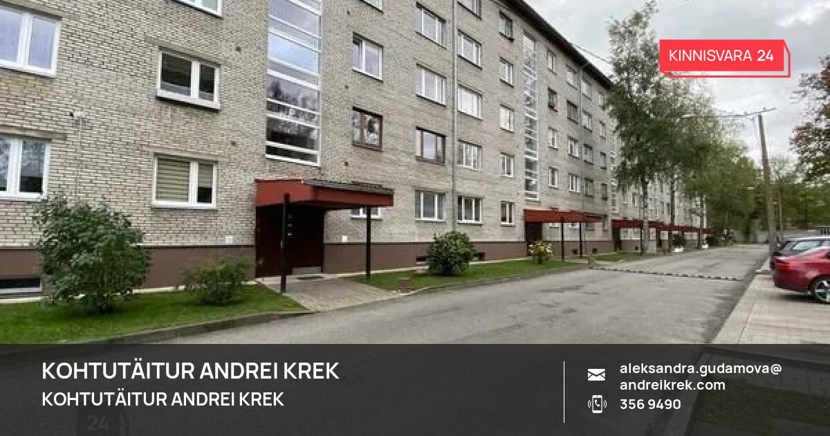 Müüa korter, 1 tuba, V. Gerassimovi tn 10-71, Kreenholmi, Narva linn