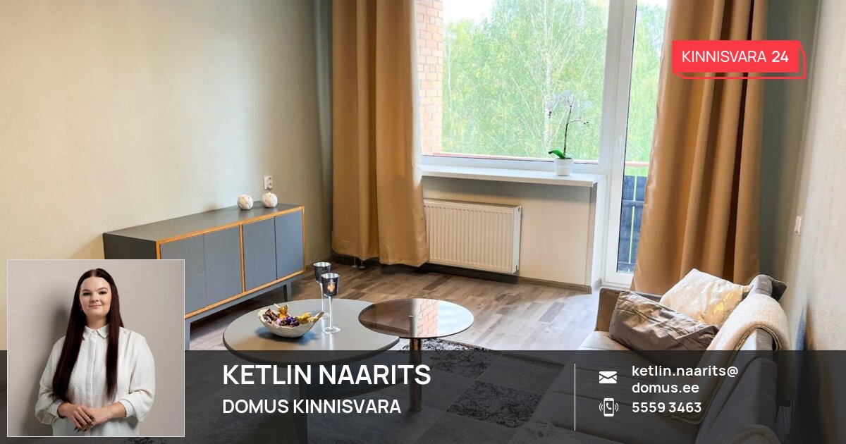 Üürile anda korter, 2 tuba, Sõpruse pst 10, Annelinn, Tartu linn