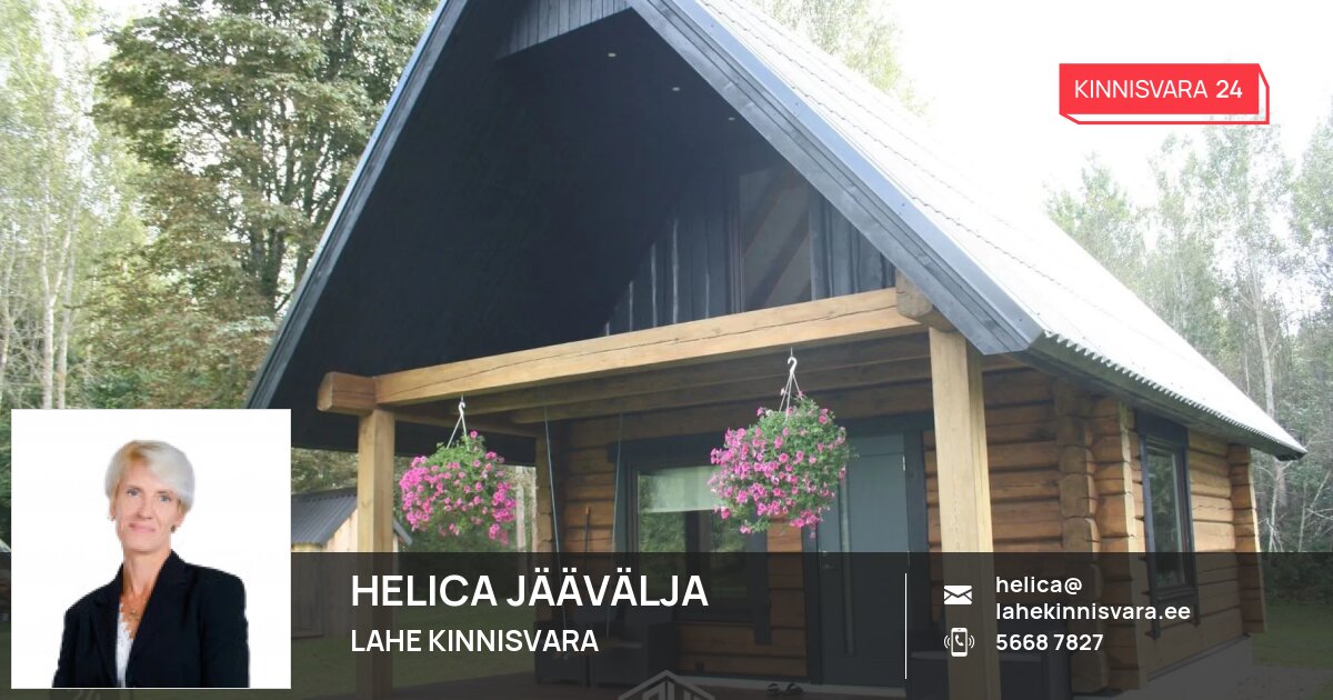 Müüa maja, 3 tuba, Vana-Saarde, Kaubi küla, Tõrva vald