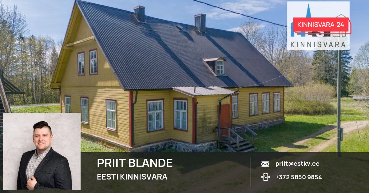 Müüa maja, 5 tuba, Vana-Kooli, Hanila küla, Lääneranna vald