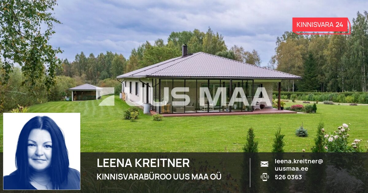 Müüa maja, 3 tuba, Kuslapuu tn 11, Soinaste küla, Kambja vald