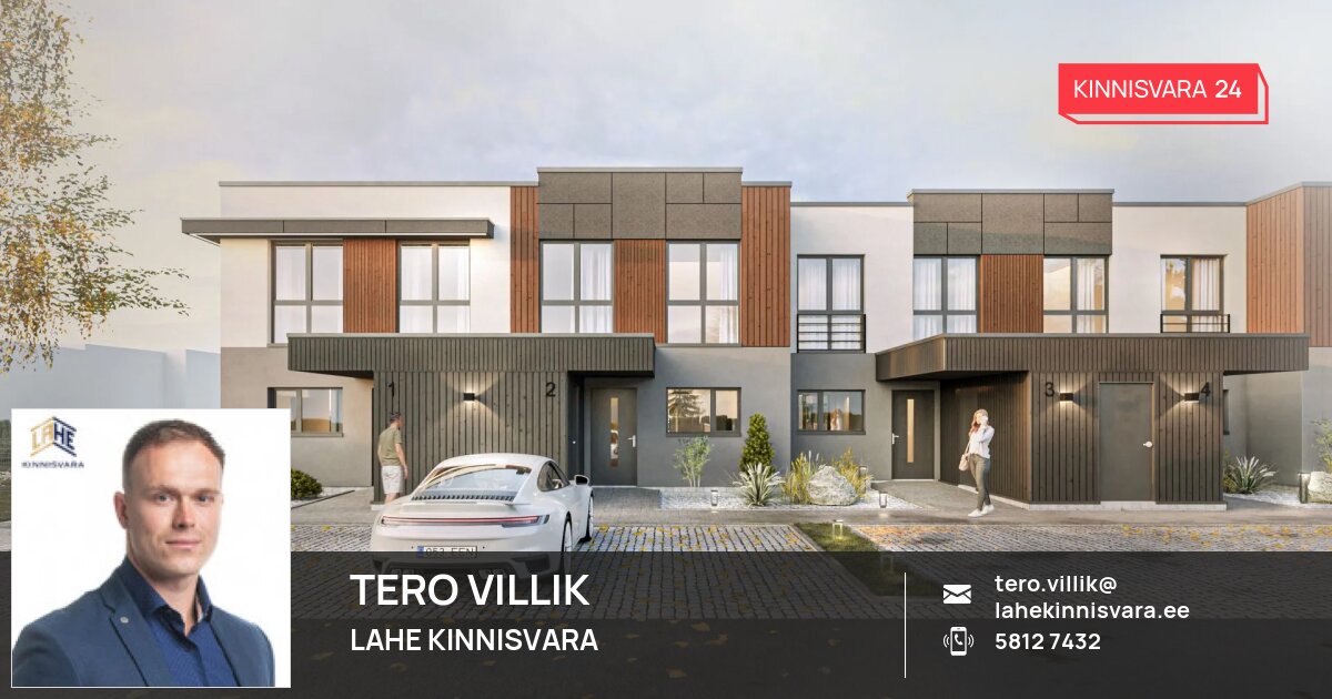 Müüa korter, 4 tuba, Kevade tn 6-3, Soinaste küla, Kambja vald