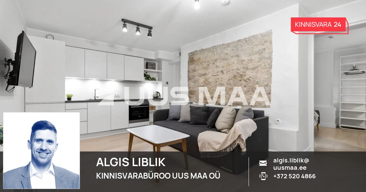 Müüa korter, 2 tuba, Raua tn 63, Raua, Kesklinn, Tallinn