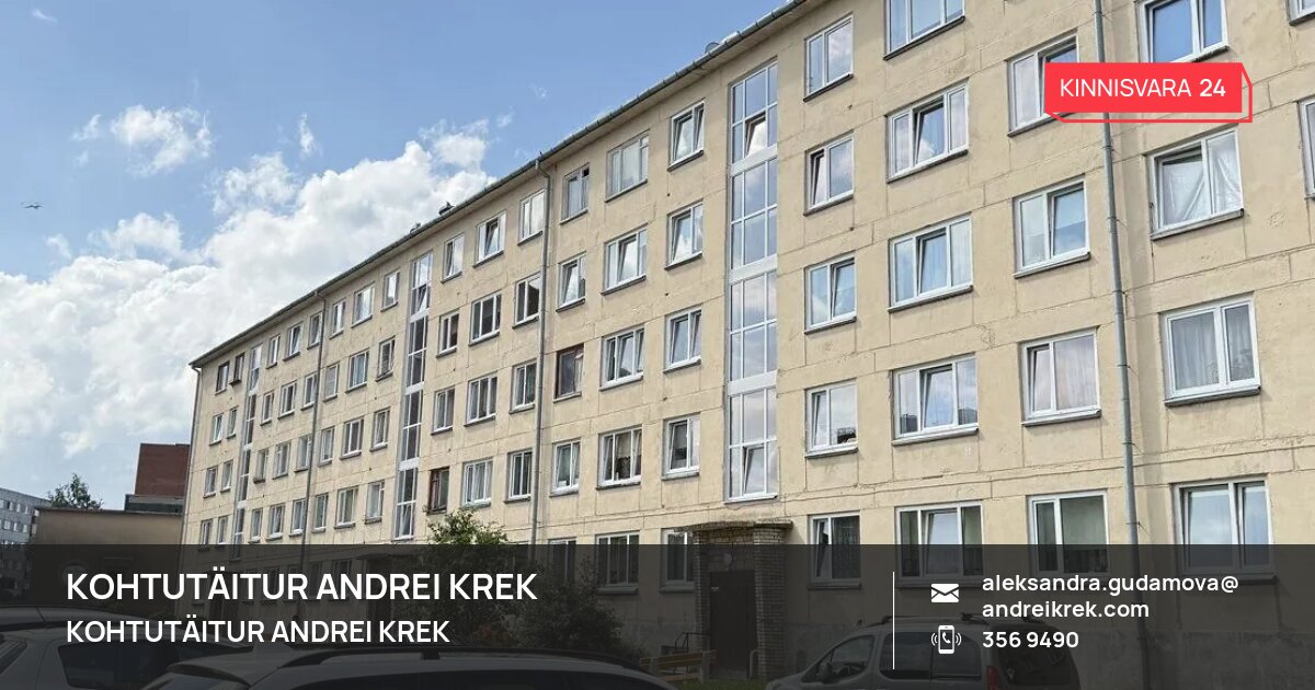 Müüa korter, 2 tuba, Viru pst 18-36, Sillamäe linn