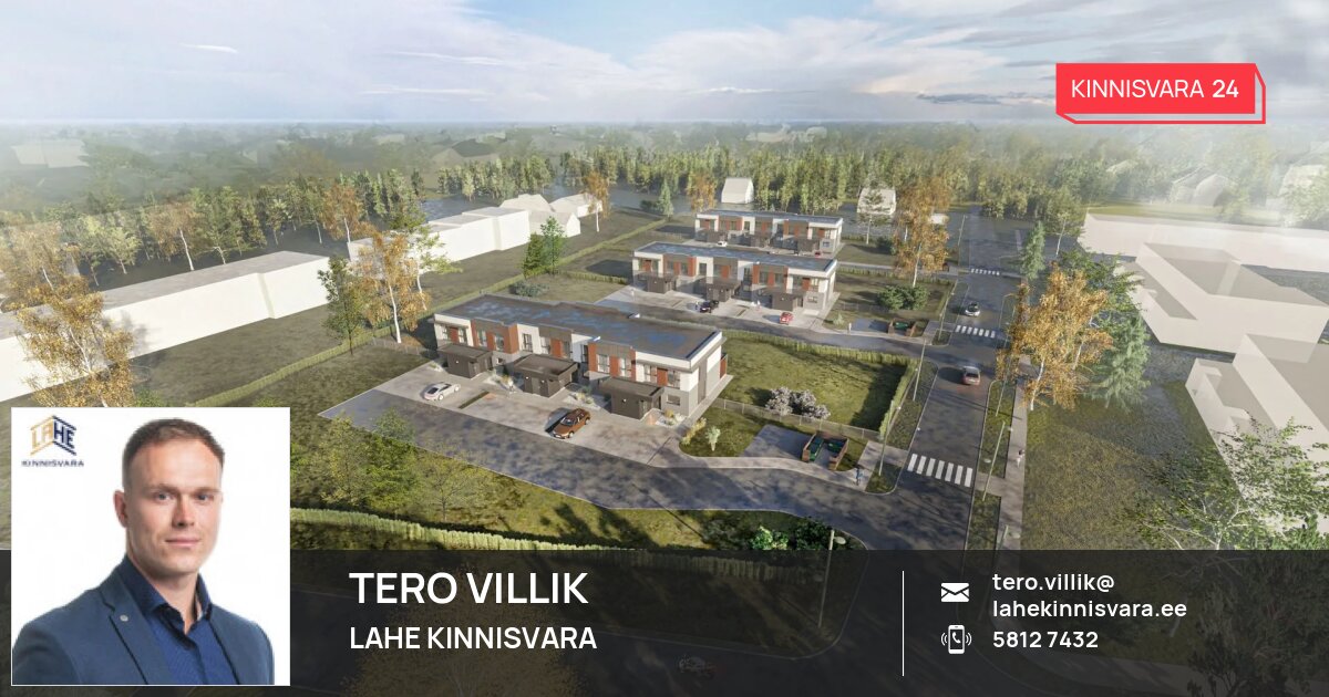 Müüa majaosa, 4 tuba, Kevade tn 2-5, Soinaste küla, Kambja vald
