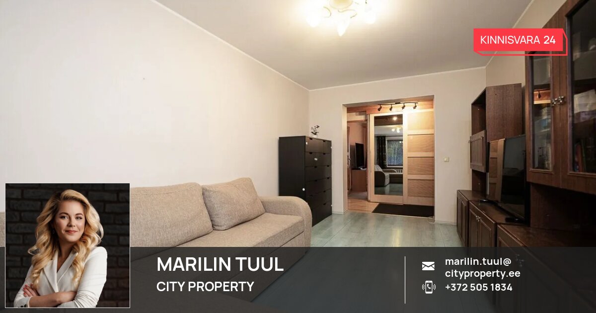 Müüa korter, 3 tuba, Tirdi tn 10, Pääsküla, Nõmme, Tallinn