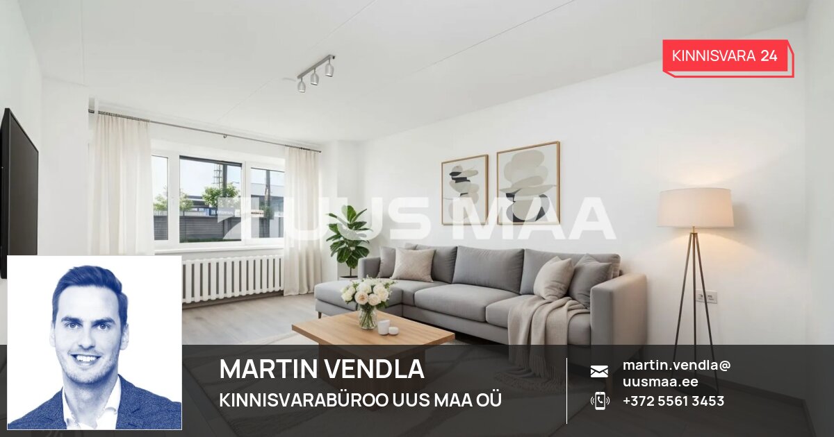 Müüa korter, 2 tuba, Punane tn 13, Pae, Lasnamäe, Tallinn