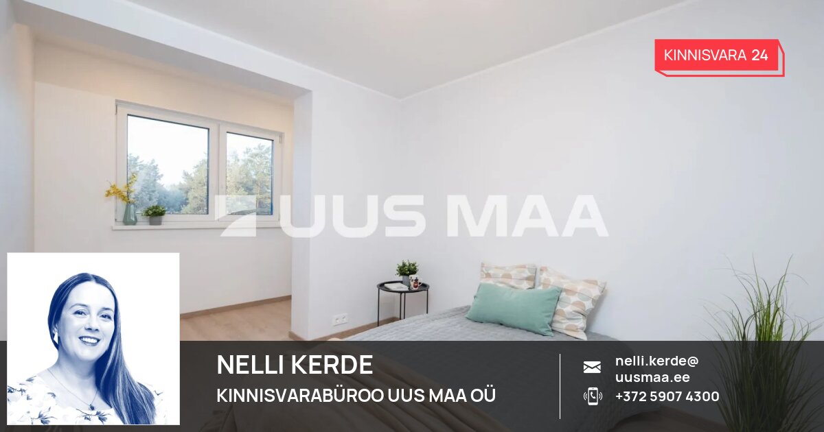Müüa korter, 3 tuba, Põllu tn 12, Luige alevik, Kiili vald
