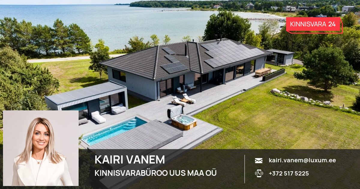Müüa maja, 6 tuba, Sääre tee 37, Rohuneeme küla, Viimsi vald