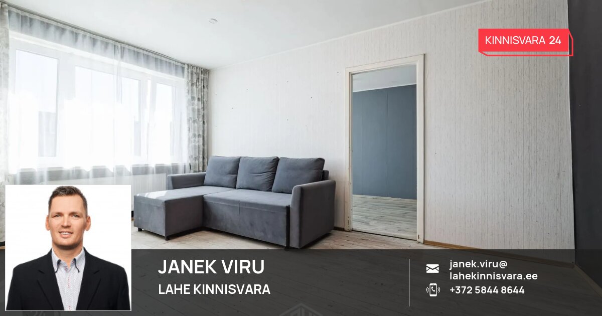 Müüa korter, 2 tuba, Uus-Maleva tn 2, Kopli, Põhja-Tallinn